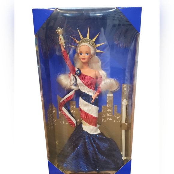 Mattel Barbie | Toys | Vintage Fa Schwarz Barbie As Statue Of Liberty ...